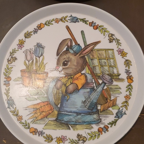 Oneida | Kitchen | Oneida Brand Childs Rabbit Plate And Bowl Vintage ...